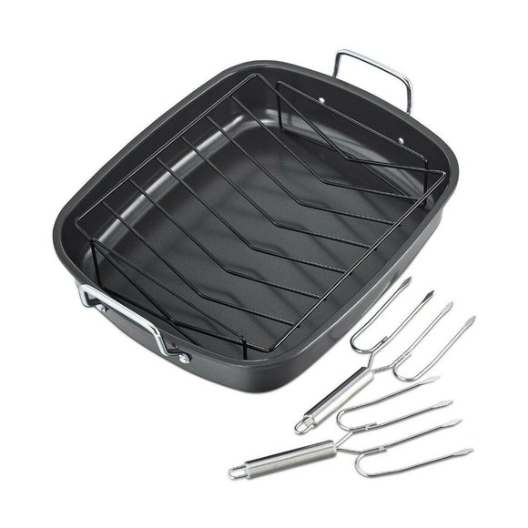 Tools of the Trade | Kitchen | Tools Of The Trade Nonstick Roaster Pan ...